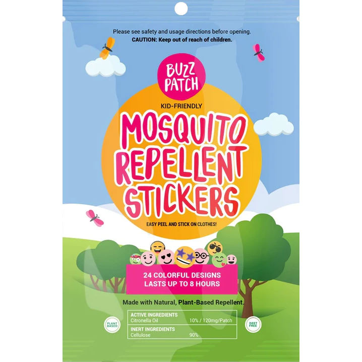 Natural Patch BuzzPatch Mosquito Repellent Patches | Bear & Moo